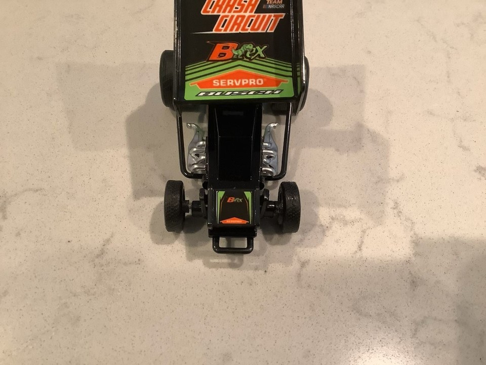 BREXTON BUSCH SERVPRO WING CAR DIECAST & AUTOGRAPHED CARD | eBay