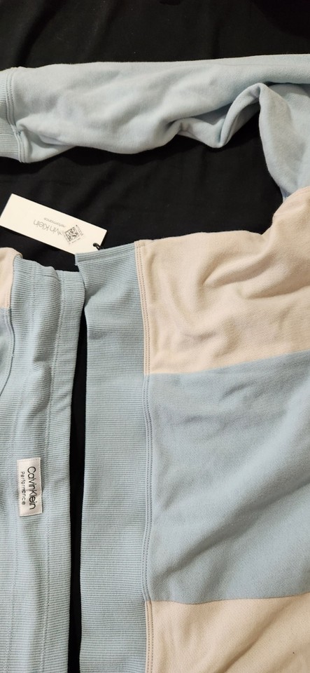Calvin Klein Light Blue/White/Navy Blue Colorblock Track Suit NTW Women ...