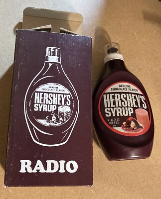 Vintage Hershey's Syrup AM Transistor Novelty Radio in Box | eBay