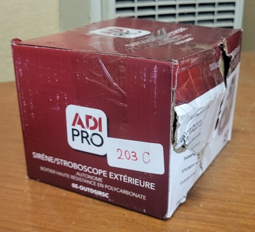 ADI PRO 0E-OUTDSIRSC Self-Contained Outdoor Siren/Strobe #203C | eBay