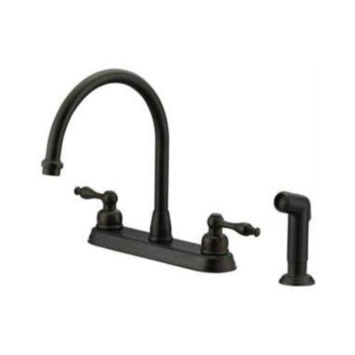 Mainline 1.5 GPM Kitchen Faucet - Two Handle with Spray, Oil Rubbed ...