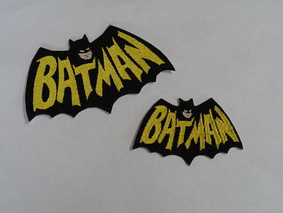 "Old-Style Batman" Iron-On Embroidered Patch- 2 Sizes Available! | eBay