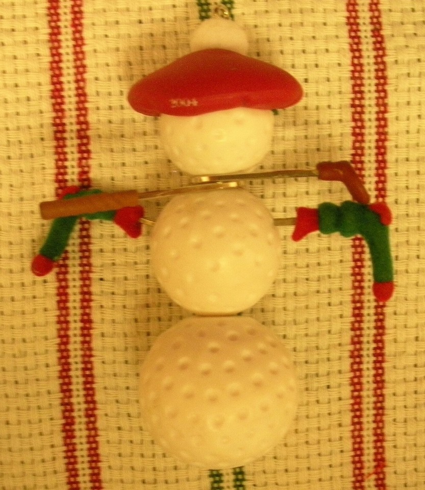 Hallmark 2004 - Over Par Snowman - Pre-Owned - No Box | eBay