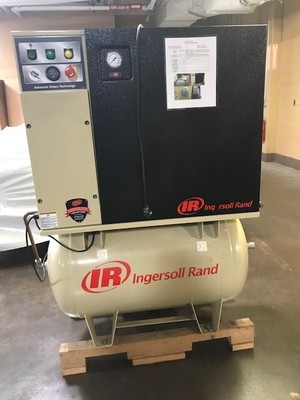Ingersoll Rand Rotary Screw Air Compressor, 460 Volts, 3-Phase, 7.5 HP ...