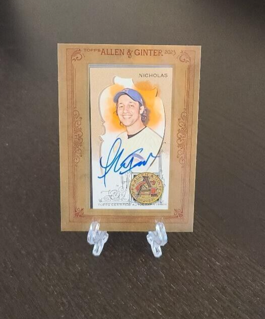 2023 Topps Allen & Ginter Thomas Ian Nicholas Autographed Framed Mini ...