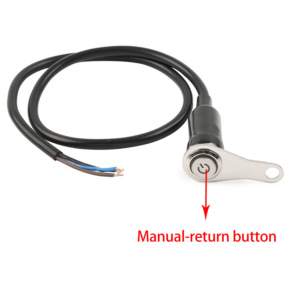 Switch ON/OFF Handlebar Mount Push Button Headlight Fog Light Red Motor B AU | eBay