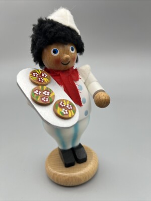 Steinbach Germany Nutcracker 5" Italian Pizza chef Mini Wooden Handmade ...
