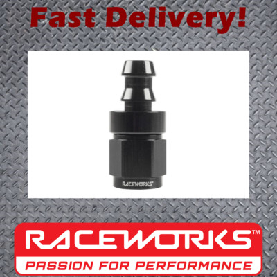Raceworks Push Lock Hose End AN-8 Straight | eBay Australia