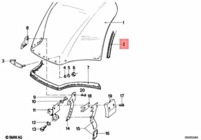 New Genuine BMW EDGE PROTECTION 1330MM R45 R60 R65 R80 R100 RT TIC T | eBay