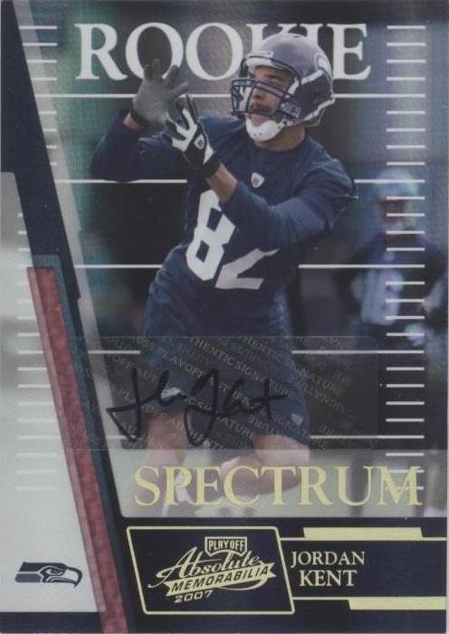 2007 Playoff Absolute Memorabilia - Rookie Jordan Kent #180 Spectrum ...