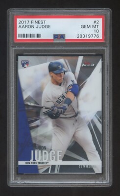 PSA 10 AARON JUDGE 2017 FINEST ROOKIE RC SP #2 YANKEES LEGEND MVP ? | eBay