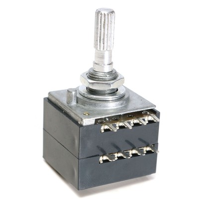 1PCS Potentiometer 50K Log ALPS Audio Amp Volume Control Pot Stereo W ...