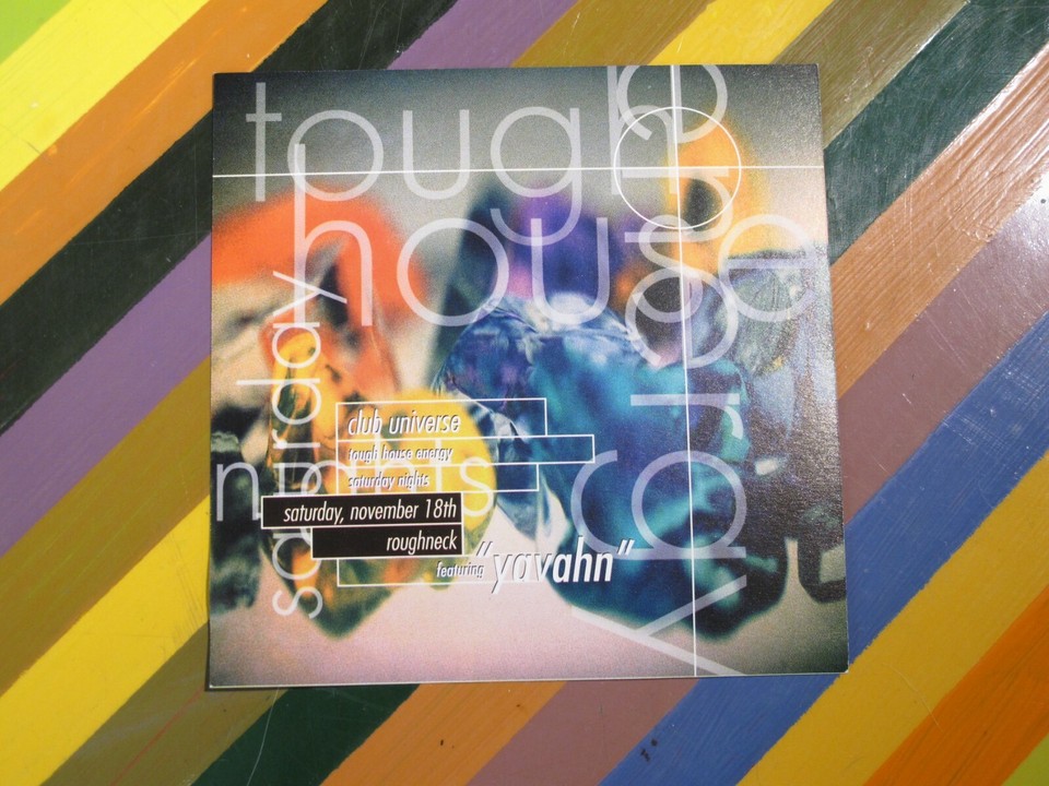 vtg 1990s 2000s Rave Music Dance Event Flyer - Detroit Hardkiss St ...