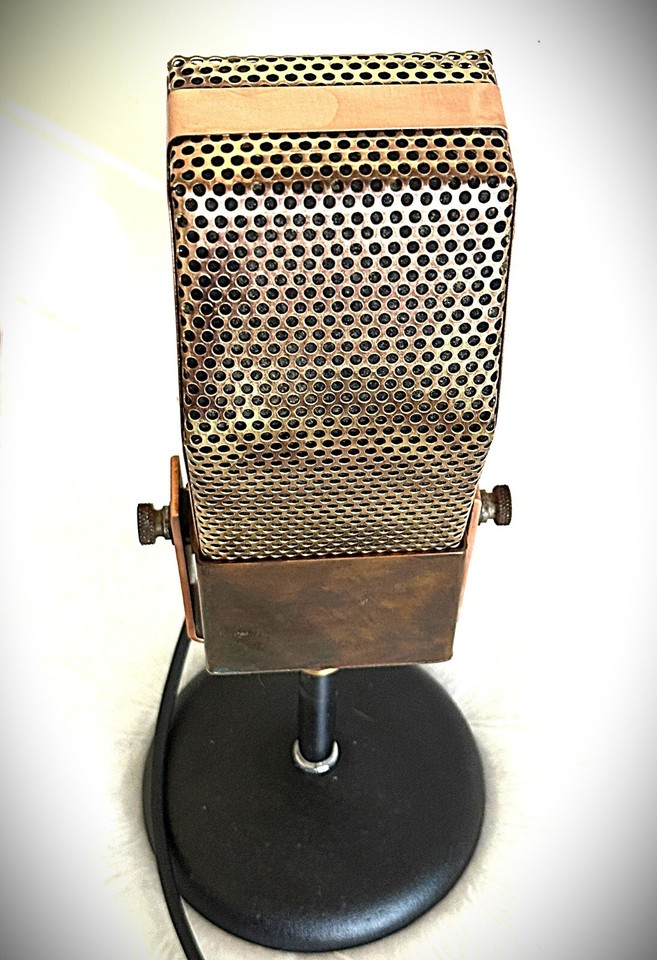 Massive Rare 1930's Velocity Ribbon Microphone, RCA/Bruno? works (PB90 ...