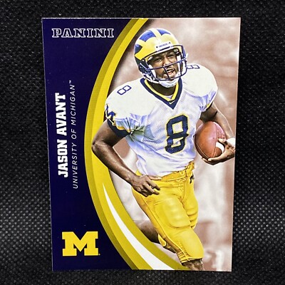 2015 Panini Collegiate Jason Avant University Of Michigan Wolverines ...