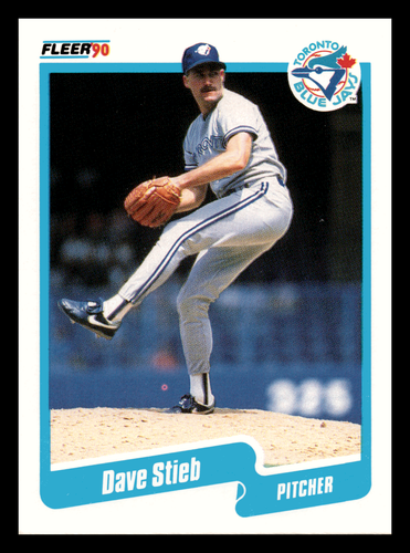 Dave Steib 1990 Fleer #93 Toronto Blue Jays Mint | eBay