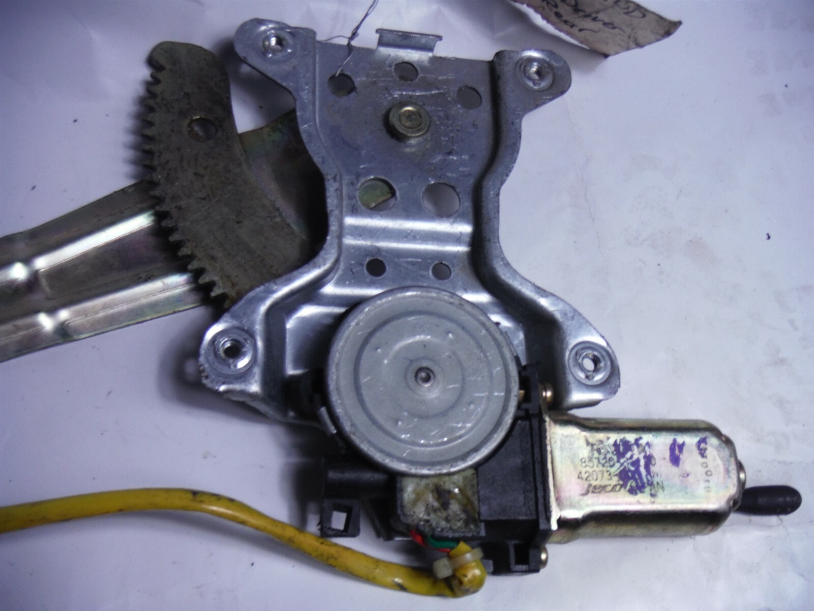 1999 TOYOTA 4RUNNER DRIVER LEFT REAR WINDOW REGULATOR MOTOR OEM 1996 ...