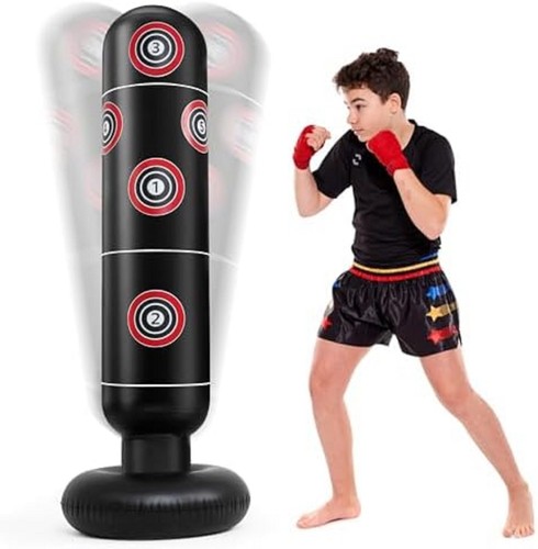 Heavy Punching Bag Boxing Free Standing Fitness MMA Fitness Training ...