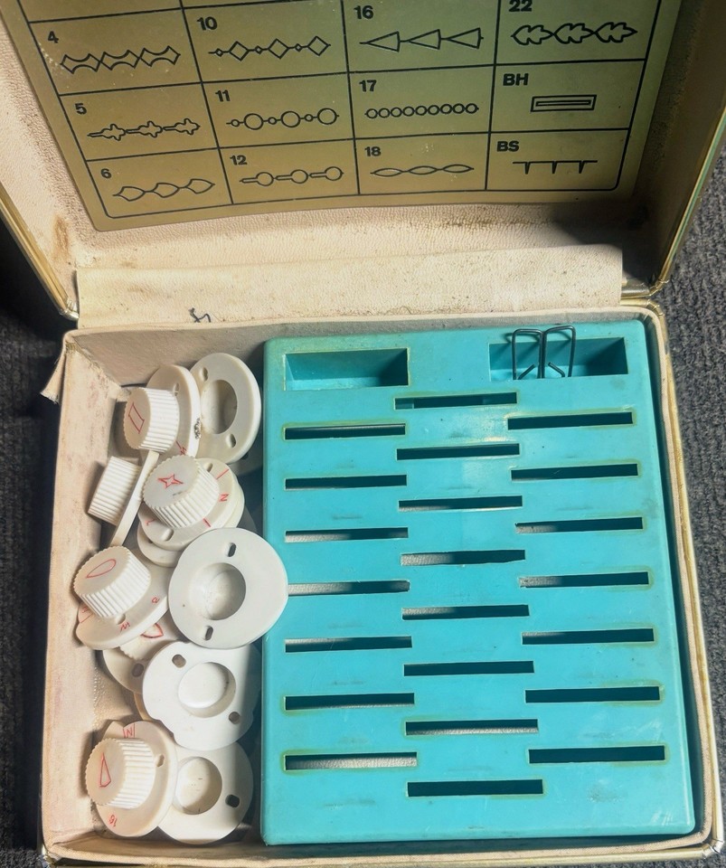 Vintage Montgomery Ward Signature Sewing Machine Box of Cams and ...