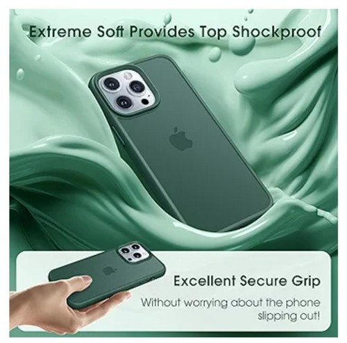 iPhone 14 Pro Max Case, Alphex Colored Transluscent, 6.7inch Midnight ...