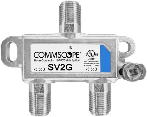 CommScope SV-2G 2-way Digital Cable Coaxial Splitter 5-1000mhz Comcast ...