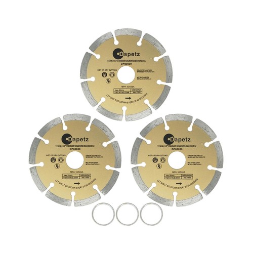 115mm Diamond Cutting Discs 4.5" Angle Grinder Blade, Tile Stone ...