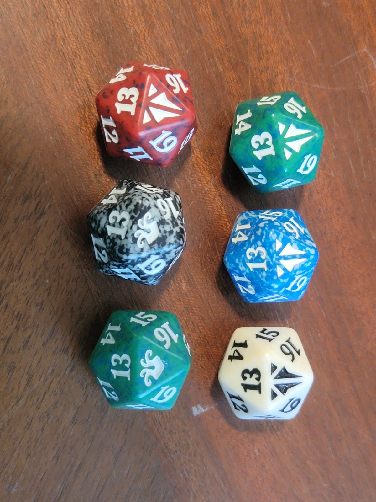 MTG D20 SPINDOWN LIFE COUNTER LOT OF 6 OATH OF GATEWATCH AND ELDRITCH ...
