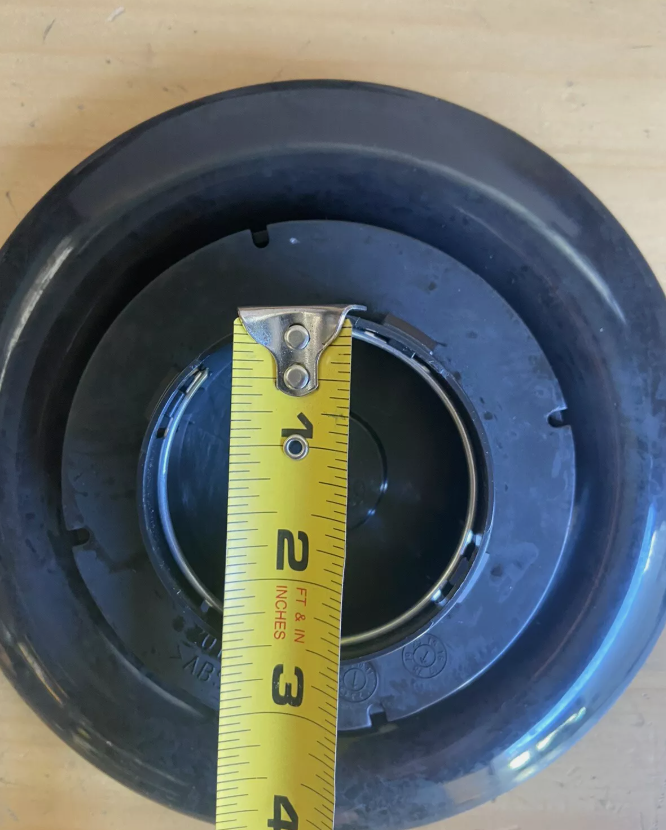 4pcs Set BLACK CHROME Forgiato Floating Center Caps Forgiato XL Hubcap ...