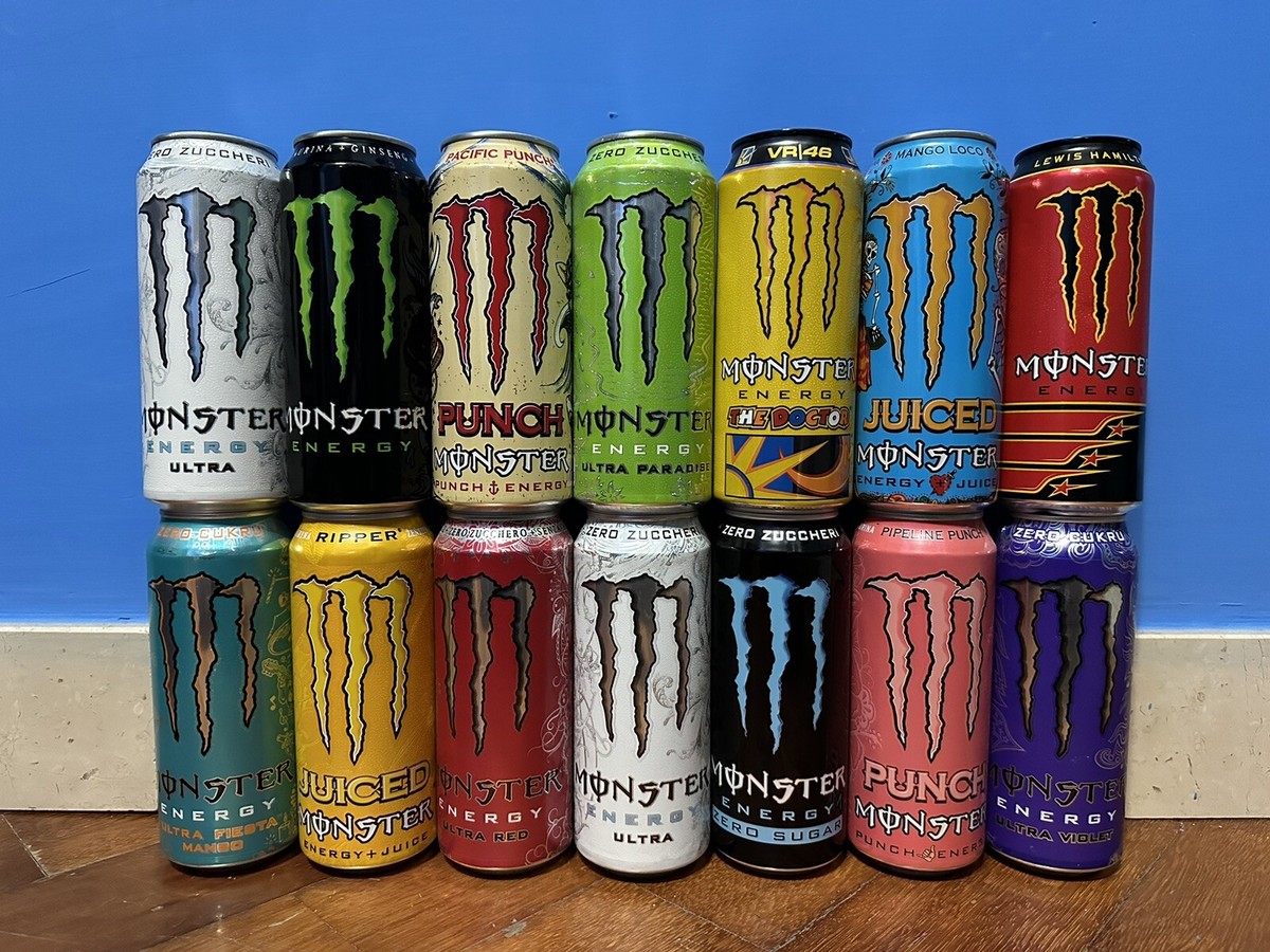 Collection Of Monster Energy