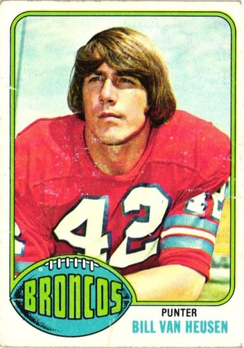 BILL VAN HEUSEN 1976 Topps Football #37 50% OFF ENTIRE STORE B22R1S19P1 ...