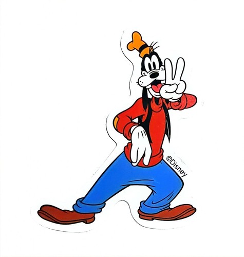 Disney GOOFY Anime Cartoon Water Resistant Sticker | eBay.de