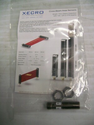 Xecro Cross Beam Area Sensor IPS12 S4PC050/M12 4mm Shielded 10-30VDC ...