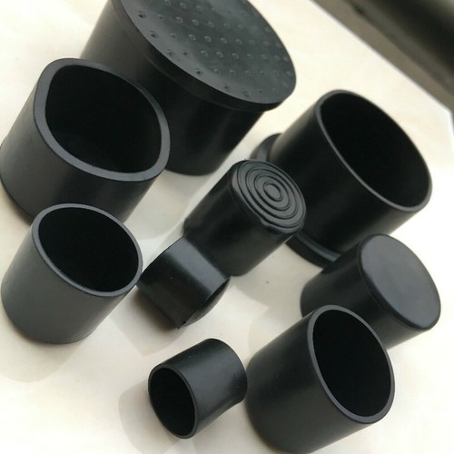 Black Round End Plugs Caps Rubber PVC Blanking Bungs Tube Pipe Inserts ...
