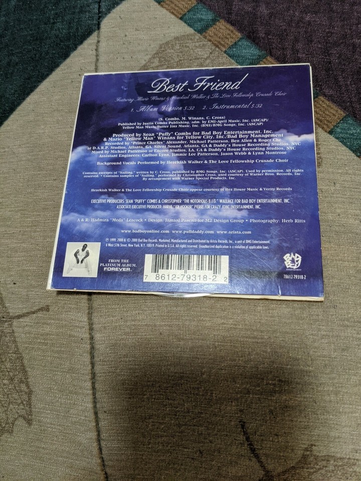 Puff Daddy Best Friend 2000 Bad Boy Records Mint OOP | eBay