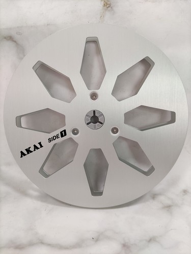 2X Standard 7" Aluminum AKAI Silver Tape Reels For Reel To Reel Tape ...
