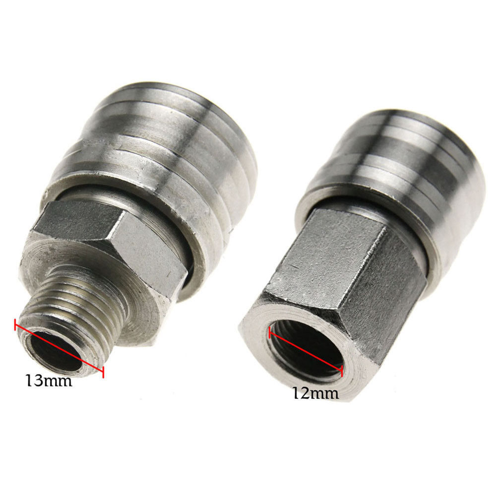 10X Euro Air Line Compressor Fittings Connector Quick Release 1/4 BSP ...