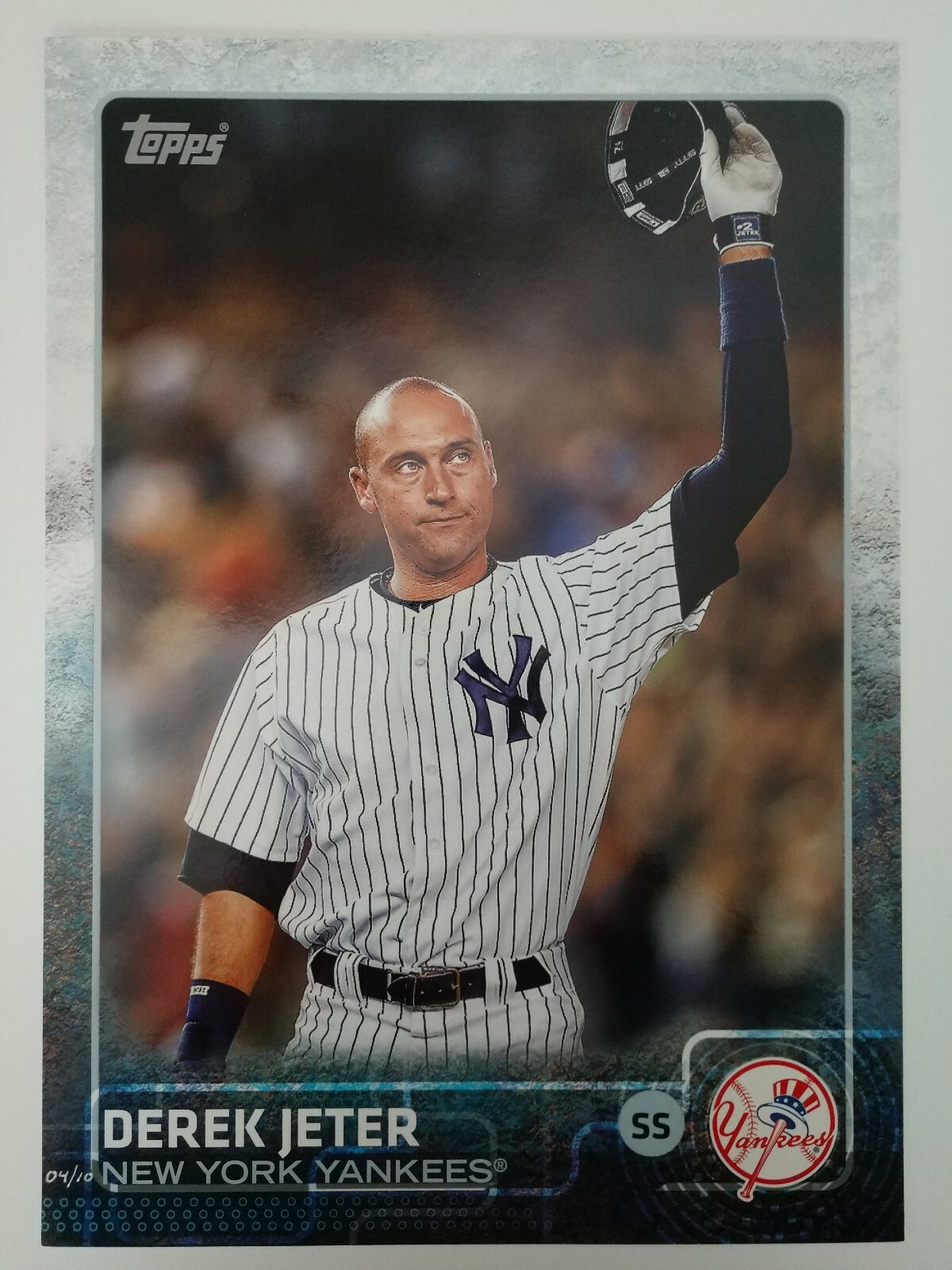 DEREK JETER SP Wall Art 10"x14" Card #4/10 - 2015 Topps Farewell Photo ...