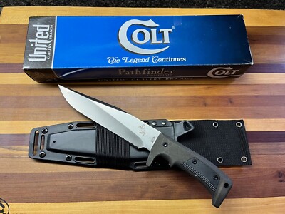 Genuine Vintage Colt CT27 Pathfinder Tactical Knife w/ Sheath & Box ...
