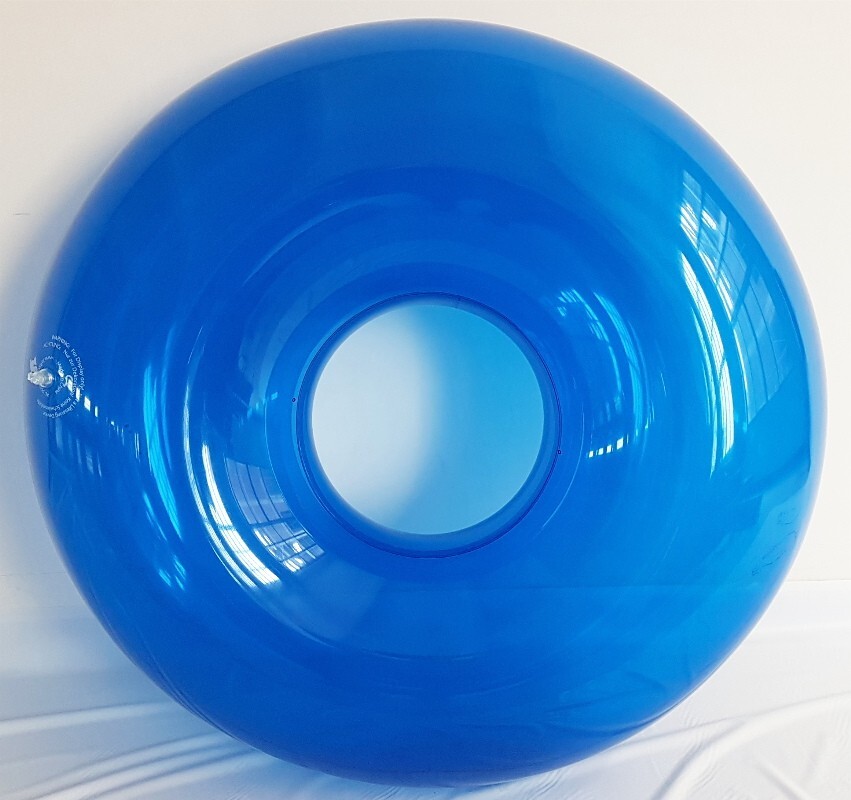 Huge Inflatable Blue Transp Swim Ring 5 feet+ (1.5m+) Pooltoy big ...
