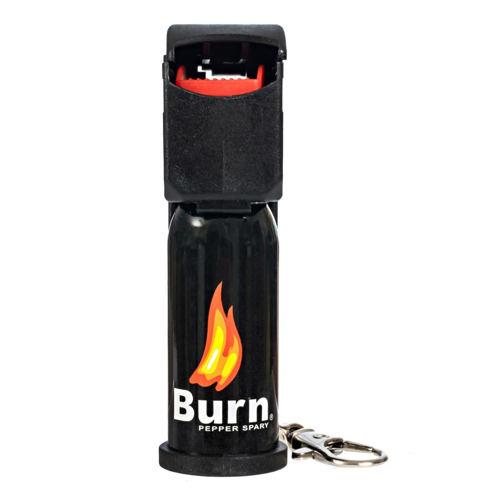 Burn 2 Pack Pepper Spray 1/2oz Police Strength Self Defense Keychain OC ...