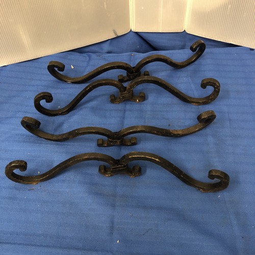 4 Wrought Iron Scrolls Top Gate or Ornamental 35 cm | eBay