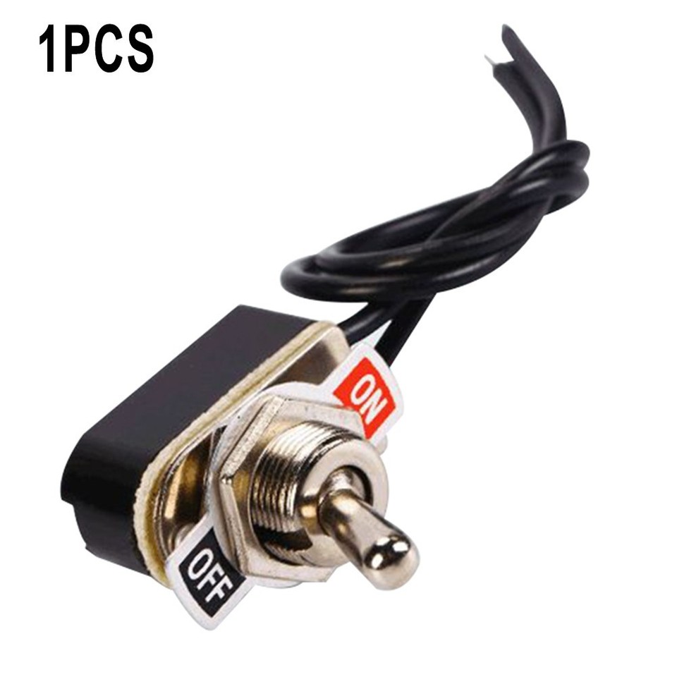 Toggle Switch SPST 6A Rocker SPST Contacts Switch Toggle 2 Foot 6A/125V ...