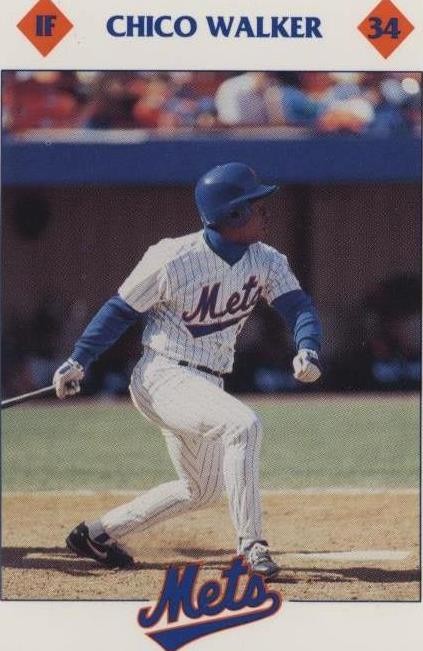 1993 Kahn's New York Mets - Chico Walker #34 for sale online | eBay