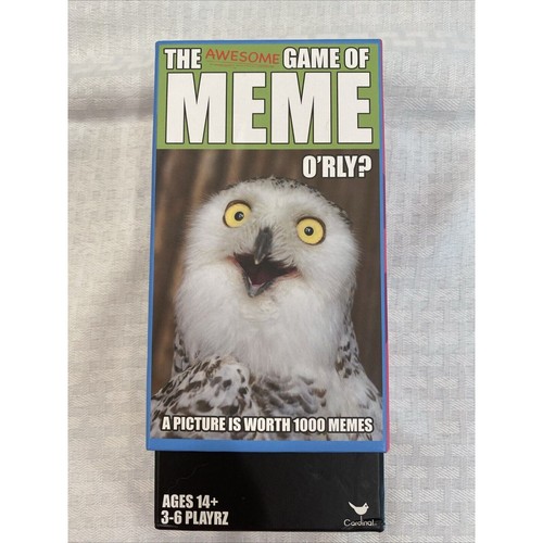 The Awesome Game of Meme Cards Game Box Ages 14+ 3-6 Players Fast ...