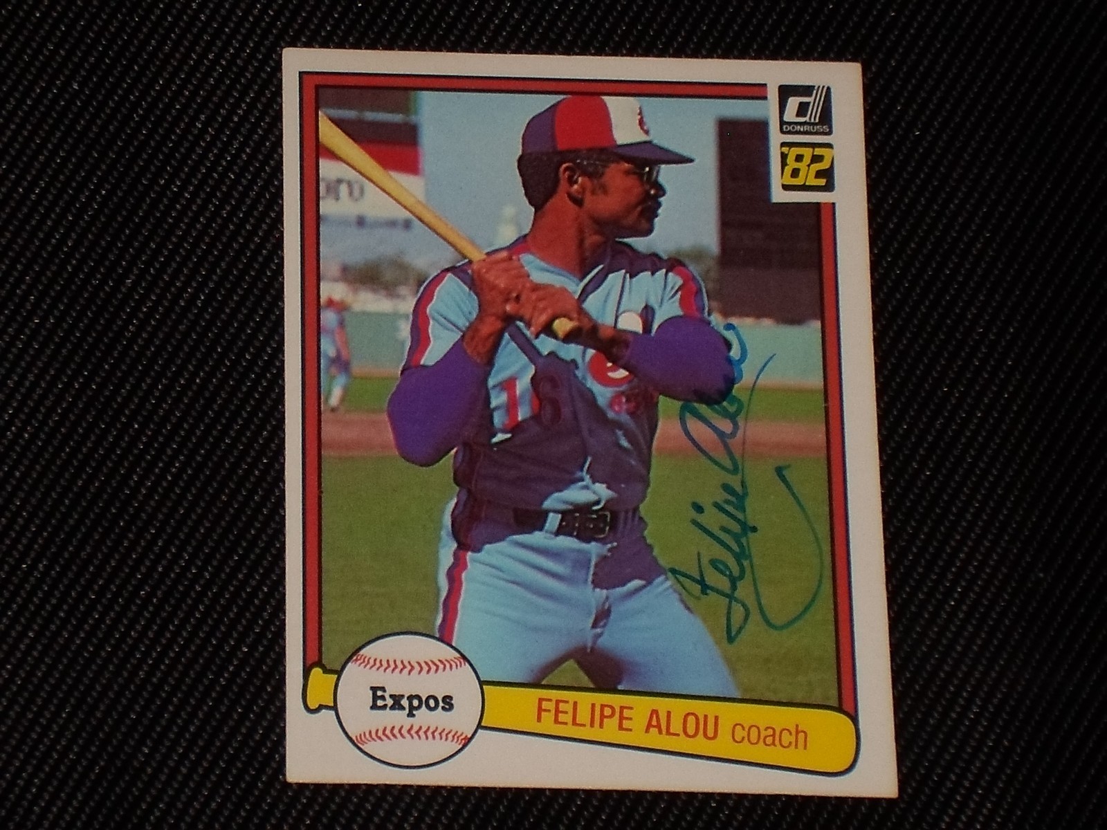 FELIPE ALOU 1982 DONRUSS SIGNED AUTOGRAPHED CARD #650 MONTREAL EXPOS | eBay