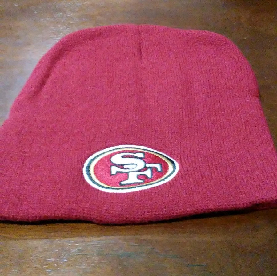 New Adult NFL Winter San Francisco All Red Skull Hat Cap Ski Beanie ...