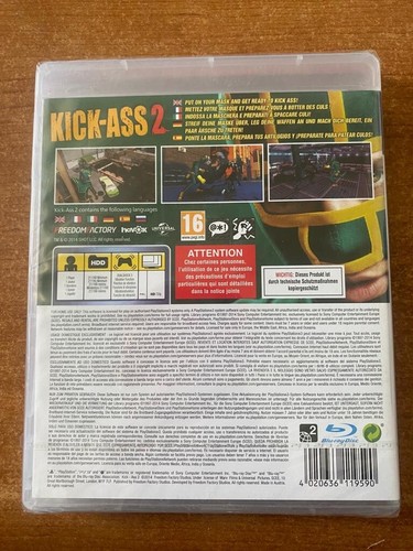 VIDEOGIOCO KICK-ASS 2 PS3 - NUOVO sigillato | eBay