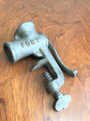 Vintage Cast Iron Mini Child's Toy/Salesman Sample “Pony” Meat Grinder ...