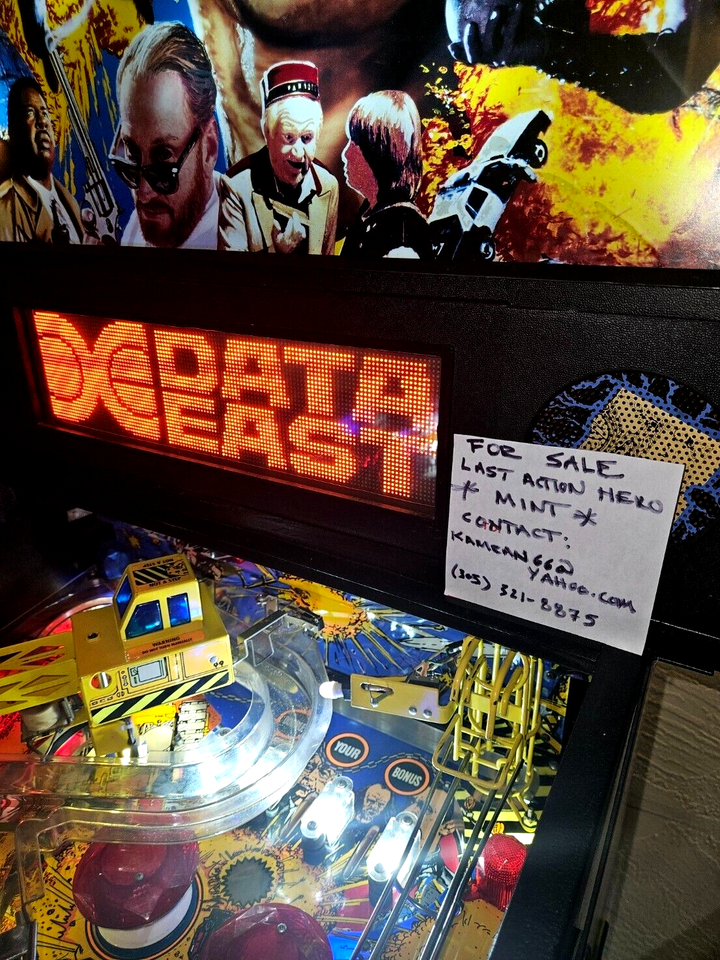 Last Action Hero Pinball Machine -HOME USE ONLY- MINT CONDITION- | eBay