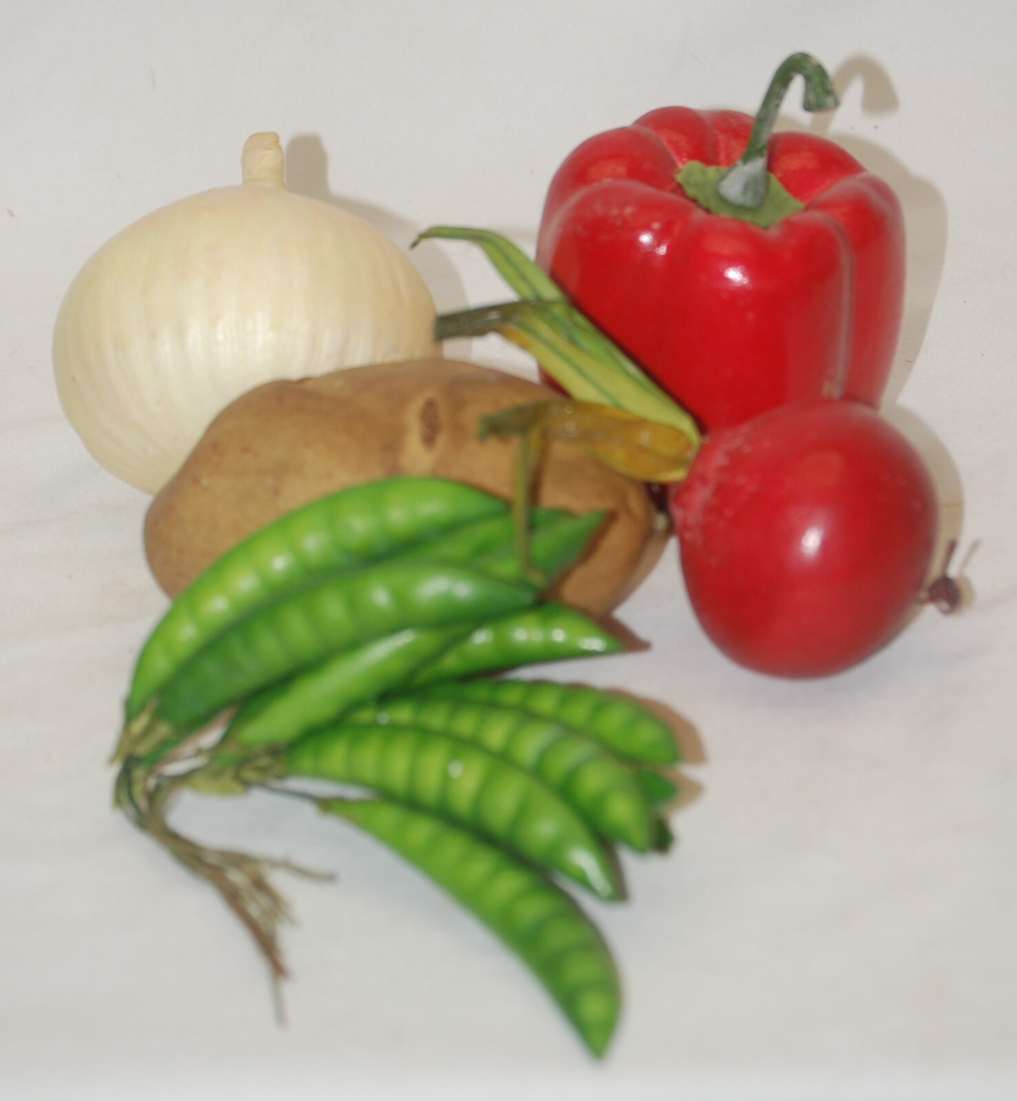 Realistic Mixed Faux Vegetables Prop Artificial Kitchen Decor Lot of 5 ...